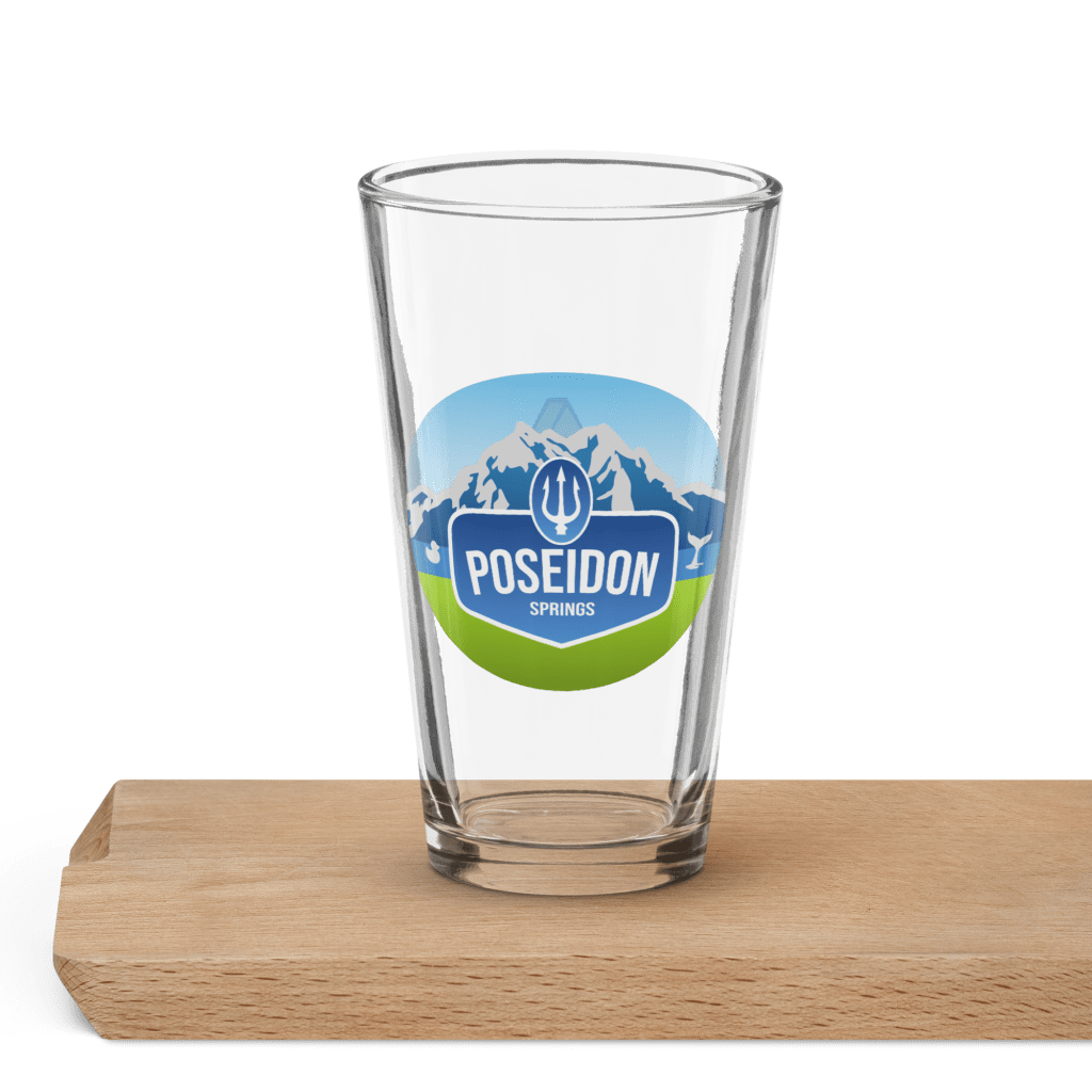 Poseidon Springs Pint Glass - Reality Escape Convention | Shop